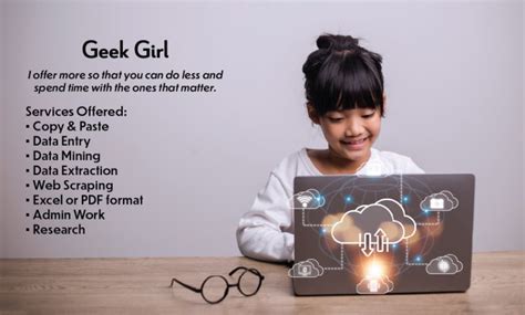 Do Copy And Paste Data Entry Research And Web Scraping In Excel Or Pdf Format By Yourgeekgirl