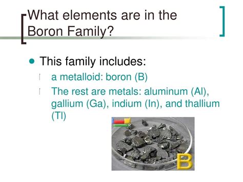 Ppt Periodic Table Families And Elements Powerpoint Presentation