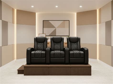 Home Theater Riser Platform Hardwood Frame 14 5 X 45 Inches Brown