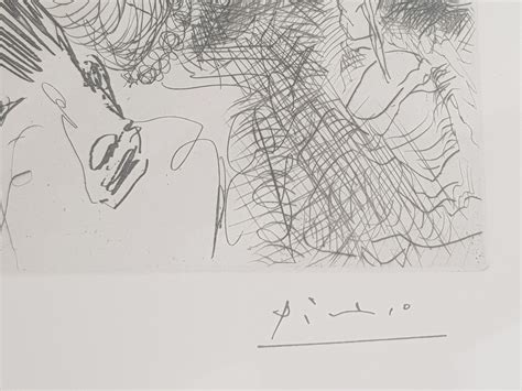 Proantic Original Drypoint By Pablo Picasso