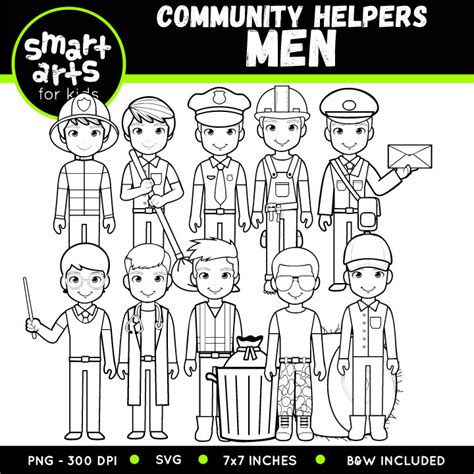 Community Helpers Men Clip Art Educational Clip Arts And Bible Stories