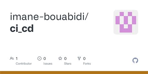 Github Imane Bouabidicicd