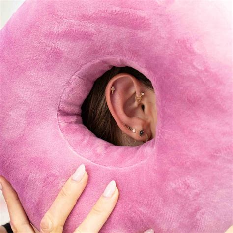 Donut Piercing Pillow The Curated Lobe