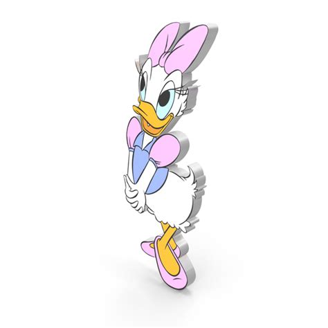 Happy Daisy Duck Character 3d Object 2299283491 Shutterstock
