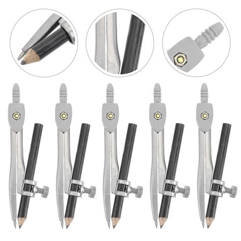 Drafting Pencils And Woodworking Compass Set Geometry Kit For Students