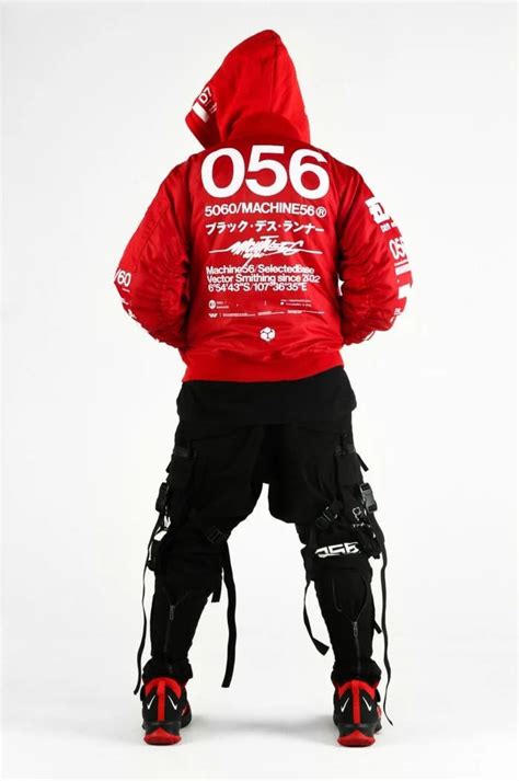 Im Looking For A Animejapanese Aesthetic Techware Bomber Jacket In A