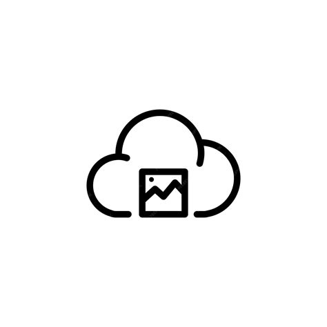 Premium Vector Technology Cloud Computing Sign Symbol Vector