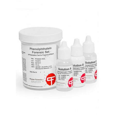 Phenolphthalein From Pioneer Forensics