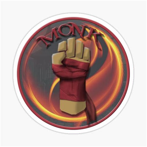 Dnd Monk Class Symbol Dungeons And Dragons Sticker For Sale By