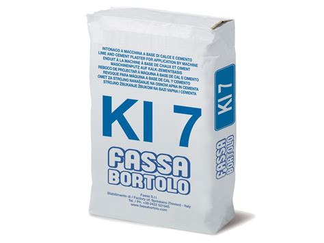 Hydraulic And Hydrated Lime Based Plaster Ki 7 By Fassa