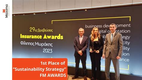 Fmia 2023 Η Maxima νικήτρια στην κατηγορία “sustainability Strategy”
