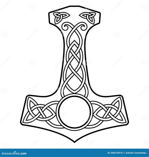 Thor Hammer Stencils