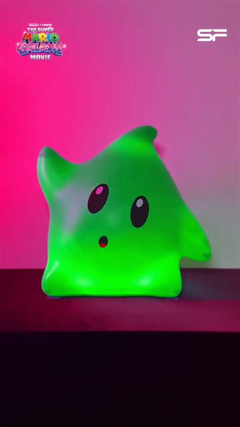 Luma Orange Led Shaped Star Popcorn Bucket The Super Mario Galaxy Movie