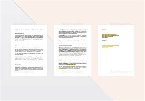Data Processing Services Confidentiality Agreement Template In Word Apple Pages