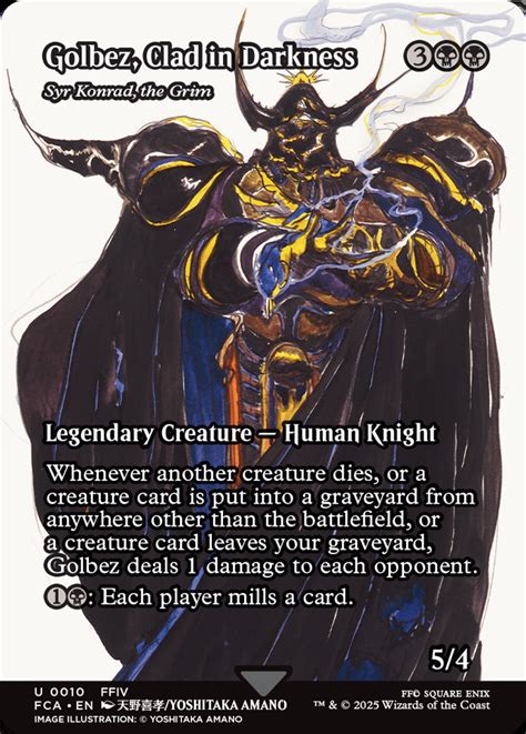 Unveiling The Darkness A Quick Look At Mtg Final Fantasys Potential
