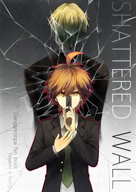 2boys Absurdres Ahoge Back To Back Blonde Hair Brown Hair Character