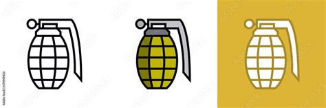 Military Hand Grenade Icon The Grenade Icon Is Commonly Used In