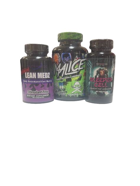 Fat Burning Stack 1 Malice Sleeper Cell Lean Medz