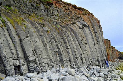 Kálfshamarsvík Extraordinary Basalt Columns At Skagi In North Iceland
