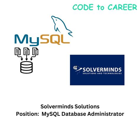 Sanjay A On Linkedin Jobopening Mysql Databaseadministrator Dba Databasemanagement Itjobs