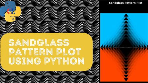 Sandglass Pattern Plot Using Python Python Coding Facebook