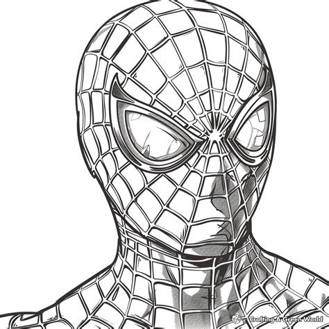 Hard Spiderman Coloring Pages