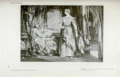 Macbeth Act Ii Sc 2 Lady Macbeth H3 Drawing By Historic Illustrations