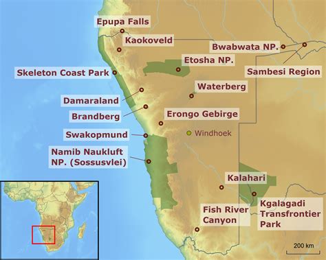Erongo Namibia Informationen Namibia Reisen Abendsonne Afrika