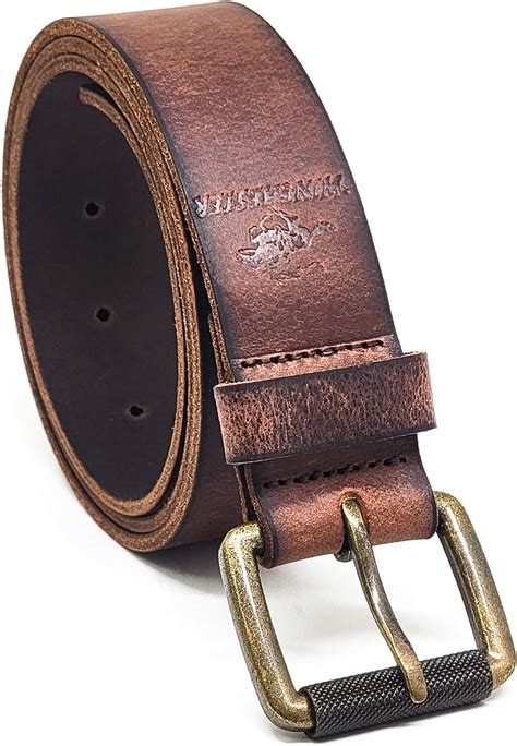 Mens Leather Belt Mens Genuine Buffalo Leather Belt Full Grain One
