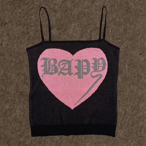 Bape Sister Brand Bapy Vest And Cardigan Set • Depop