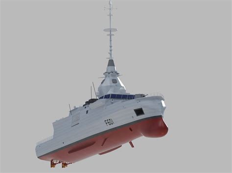 Kimon Class Frigate F 601 3d Model By Mermodels