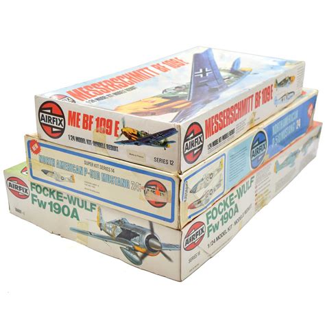 Lot 5 Three Airfix 1 24 Scale Model Aircraft Kits