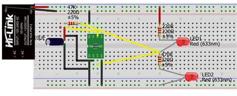 Alternating Flashing Led Circuit