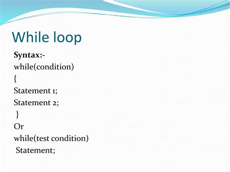 Control Statement In Cpptx
