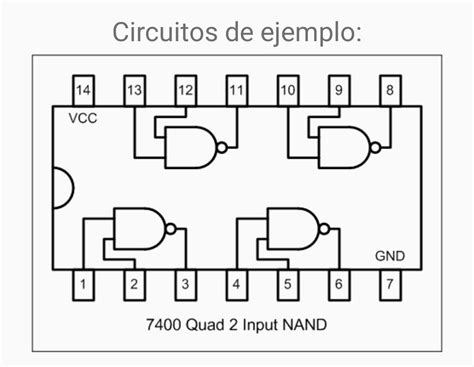 74ls14 7414 Compuerta Not Inversor