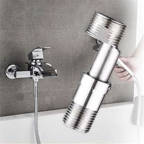 Fnochy Thermostatic Shower Nipple Extendable 360° Rotatable Connector