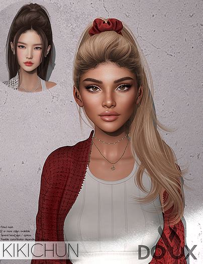 Second Life Marketplace Doux Kikichun Hairstyle [demo]