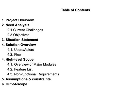 A Detailed Functional Requirement Specification Frd Documentation