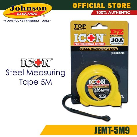 Johnson Elektrik Jemt 5m9 Steel Tape Measure 5 Meters Johnson Elektrik