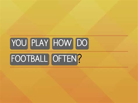 Present Simple Interrogative Form الترتيب