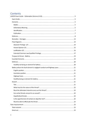 Example Of A HD Outline Of Argument LA OUTLINE OF ARGUMENT IN THE QUEENSLAND MOOT COURT OF