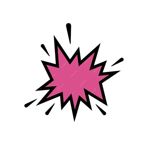 Premium Vector Simple Comic Speech Bubble