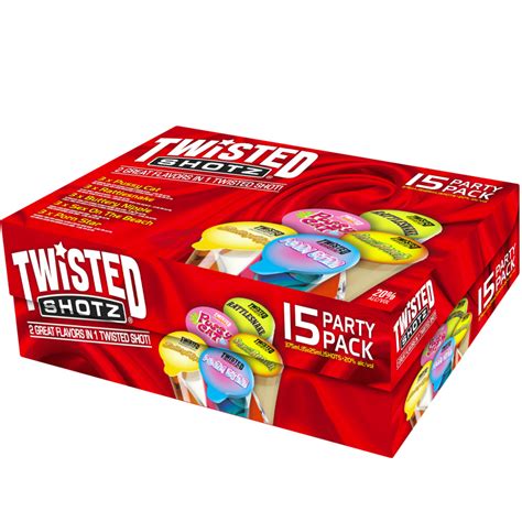 Buy Twisted Shotz Red Sexy Party Pack Online The Liquor Bros