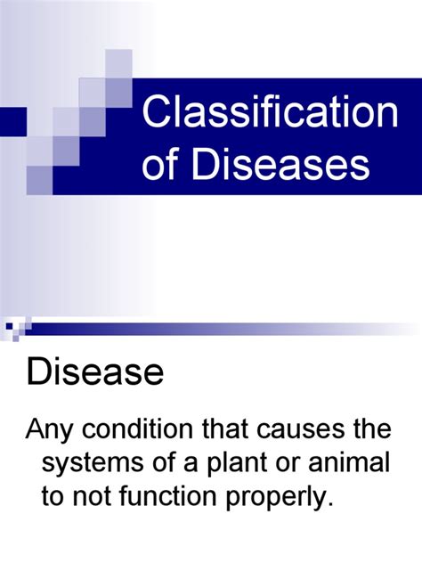 Classification Of Disease Pdf Immunity Medical Immune System