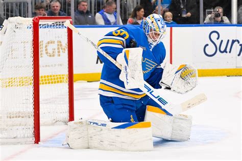 Jordan Binnington Makes 25 Saves As Blues Blank Canadiens Reuters