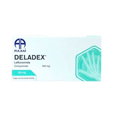 Deladex Leflunomida 100 Mg Caja Con 3 Comprimidos Farmacia Sanorim