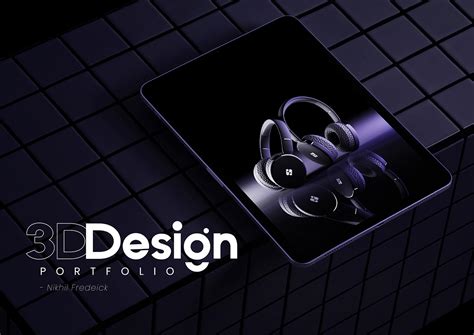 3d Design Portfolio Behance