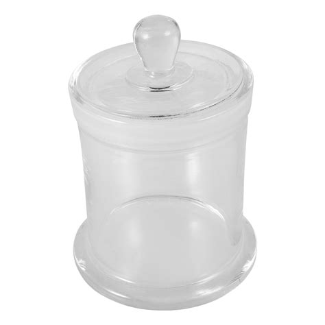 Hemoton Lab Glass Staining Jar With Cover Slides Staining Jar Vertical