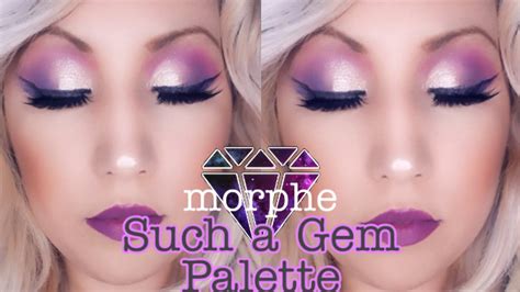 Morphe 39s Such A Gem Palette Tutorial Youtube