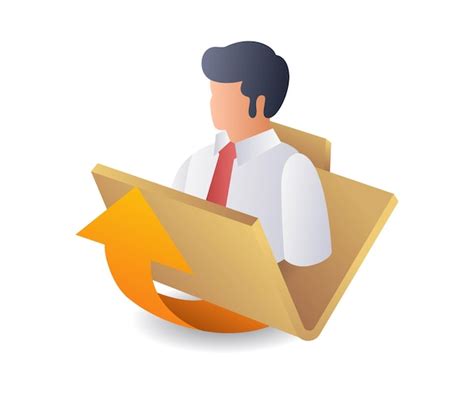 Premium Vector Securing Personal Business Data In Computer Folders